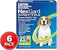 Nexgard, Flea, Tick & Worming Monthly Chew, Spectra, Dog, 3.6-7.5kg ...