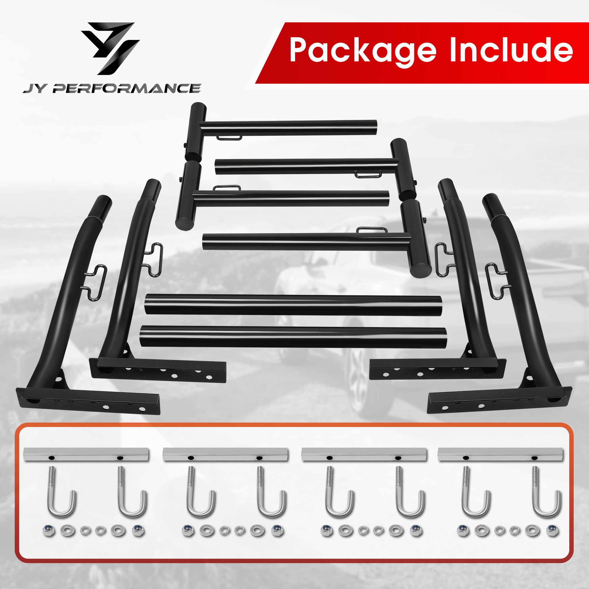 Mua JY PERFORMANCE Truck Ladder Racks 800Ibs Capacity Extendable Pick ...