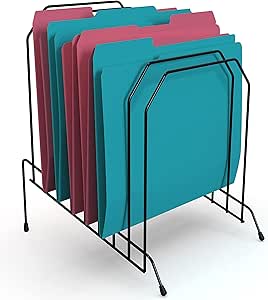 Amazon.com : 1InTheOffice Metal Incline Desktop File Sorter, 8 ...