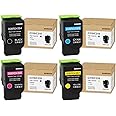 Amazon.com: C310 C315 High Capacity Toner Cartridge Set (4-Pack BK/C/M/Y) Replacement for Xerox ...