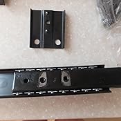 Keyboard Shelf Runners Adjustable Under Desk Computer Slides Steel with ...