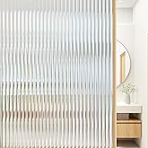 Amazon.com: Beautyhero Window Privacy Film for Glass Windows, Fluted ...