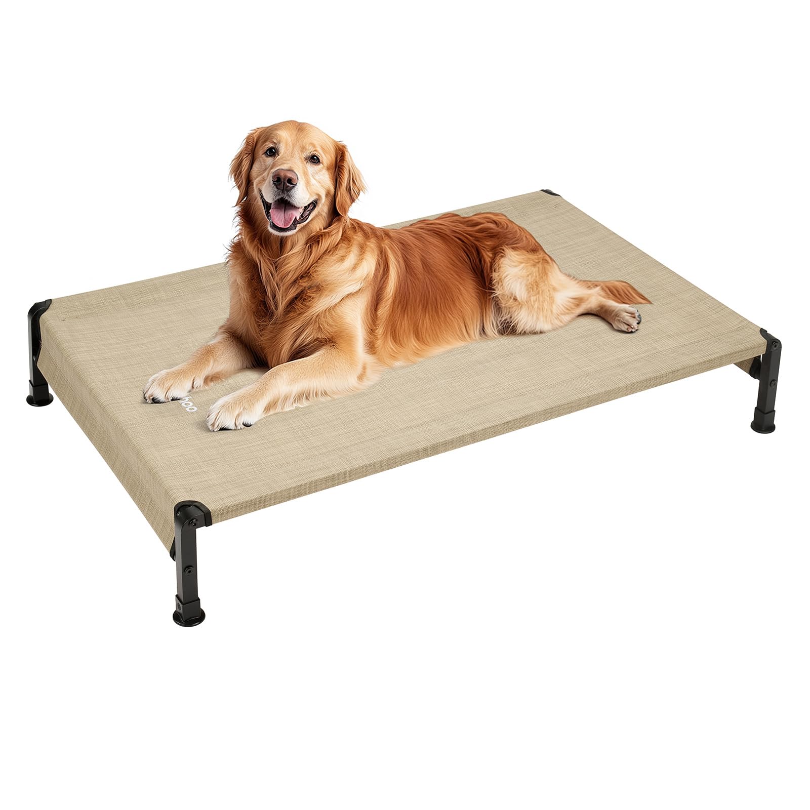 Veehoo Cooling Outdoor Dog Bed, Heavy Duty Elevated Pet Bed with ...
