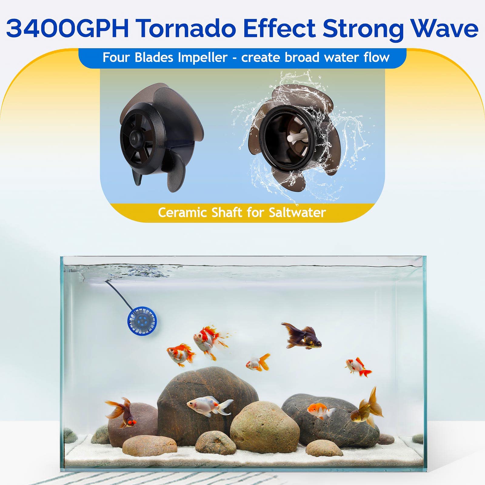 Mua hygger Strong Wave Maker For Aquarium Magnetic DC Powerhead ...