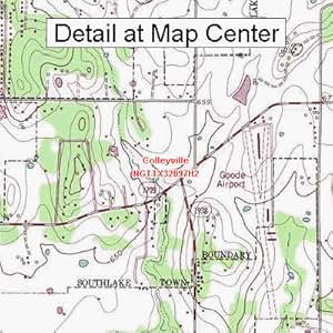 Amazon.com : USGS Topographic Quadrangle Map - Colleyville, Texas ...