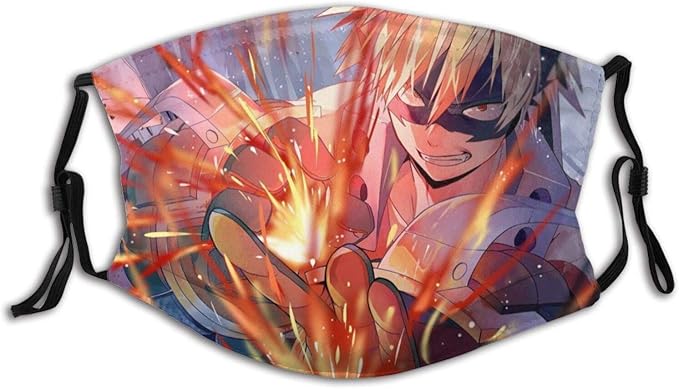 Bakugo Katsuki Men And Women Reusable Washable Face Mask: Amazon.ca ...