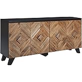 Amazon.com: Signature Design by Ashley Fair Ridge Modern Wood Accent ...