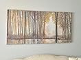 Amazon.com: Madison Park Wall Art Living Room Décor - Scenery Triptych ...