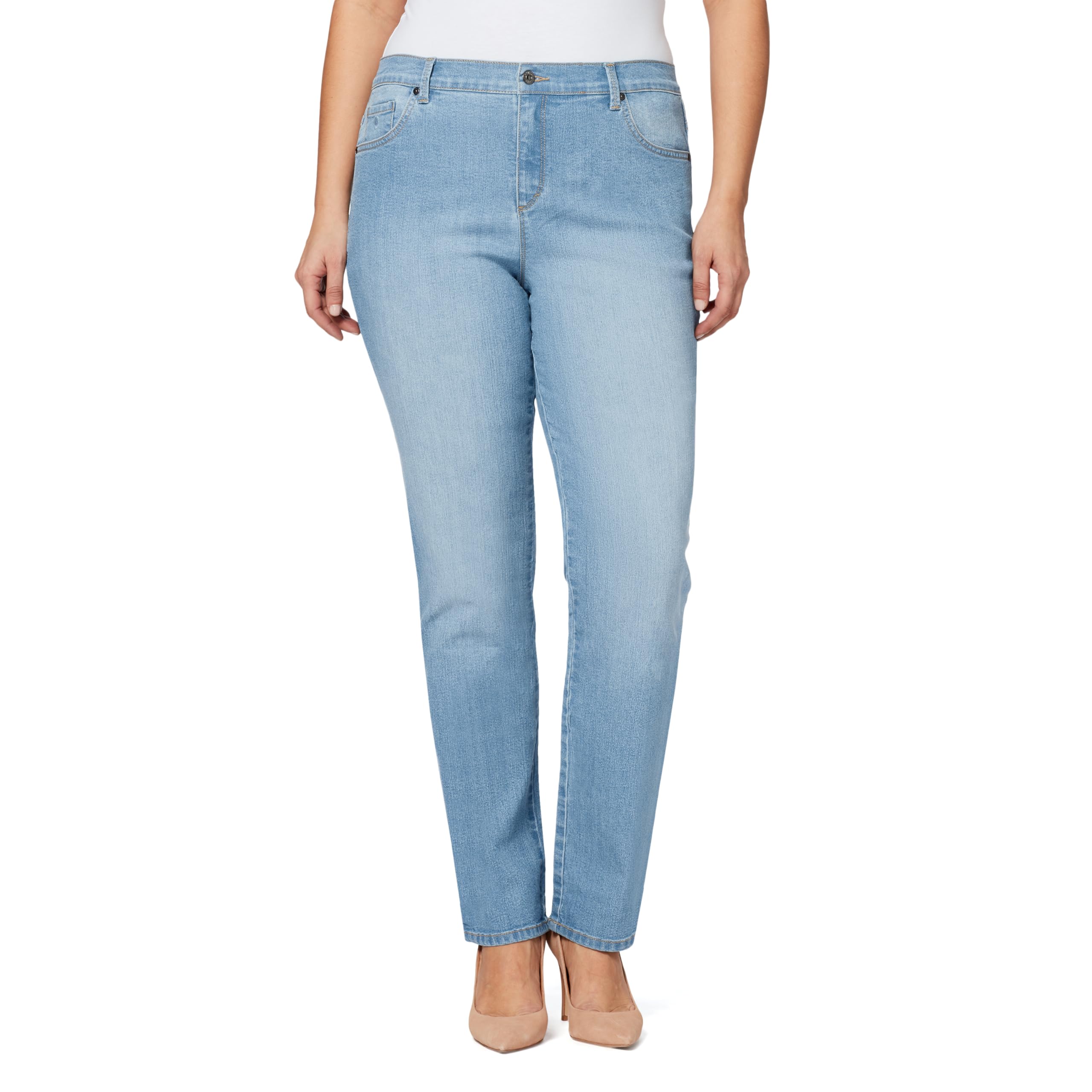 Gloria Vanderbilt womens Amanda Classic High Rise Tapered Jean ...