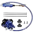 Amazon.com: PRO BAT Rear Brake Master Cylinder Caliper + Brake Pad ...