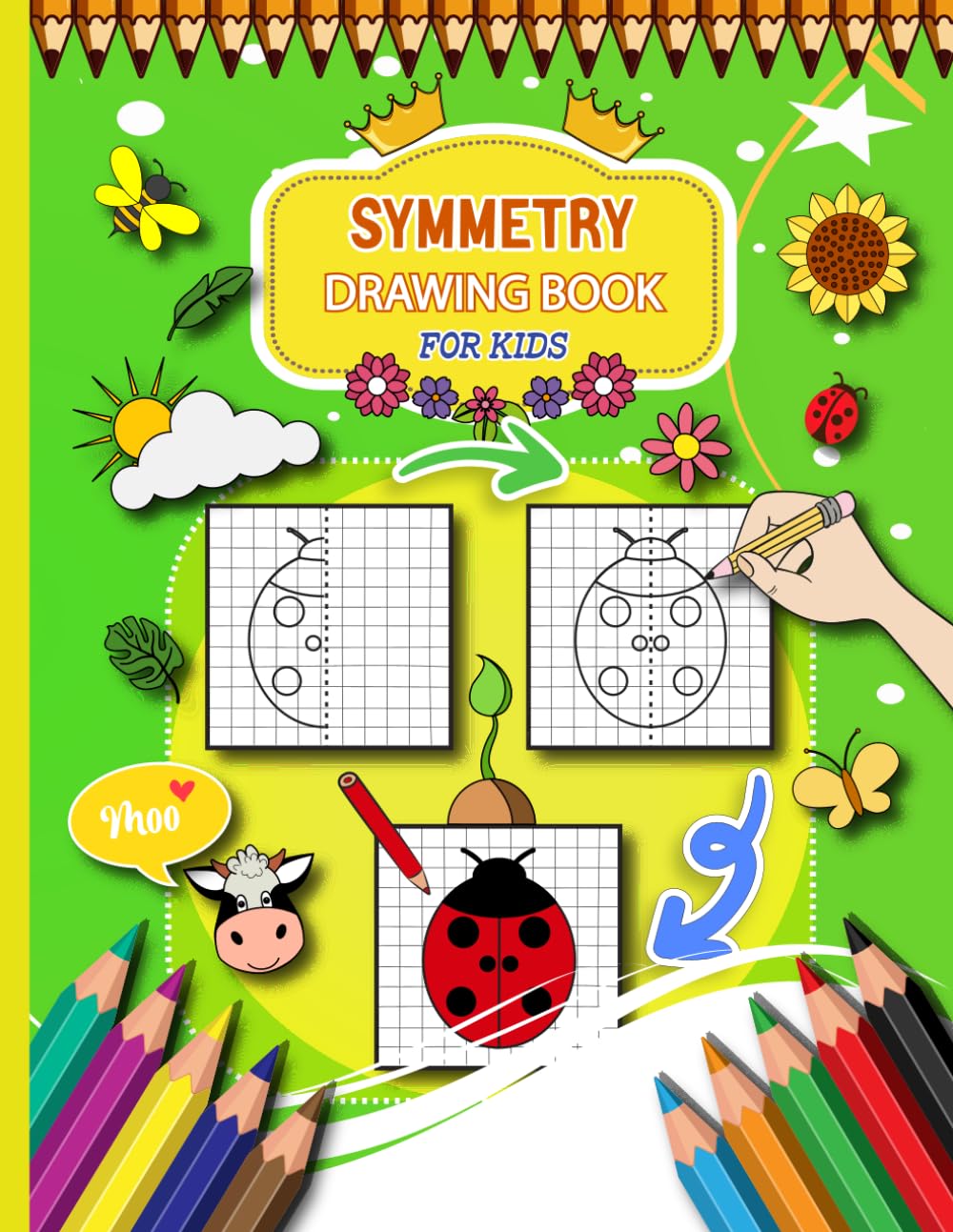 Mua Symmetry Drawing Book For Kids: Finish and draw The Other Half ...