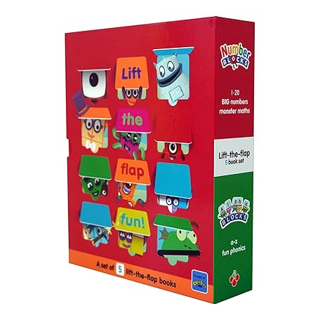 Mua Numberblocks and Alphablocks Lift-the-Flap 5-Book Box Set ...