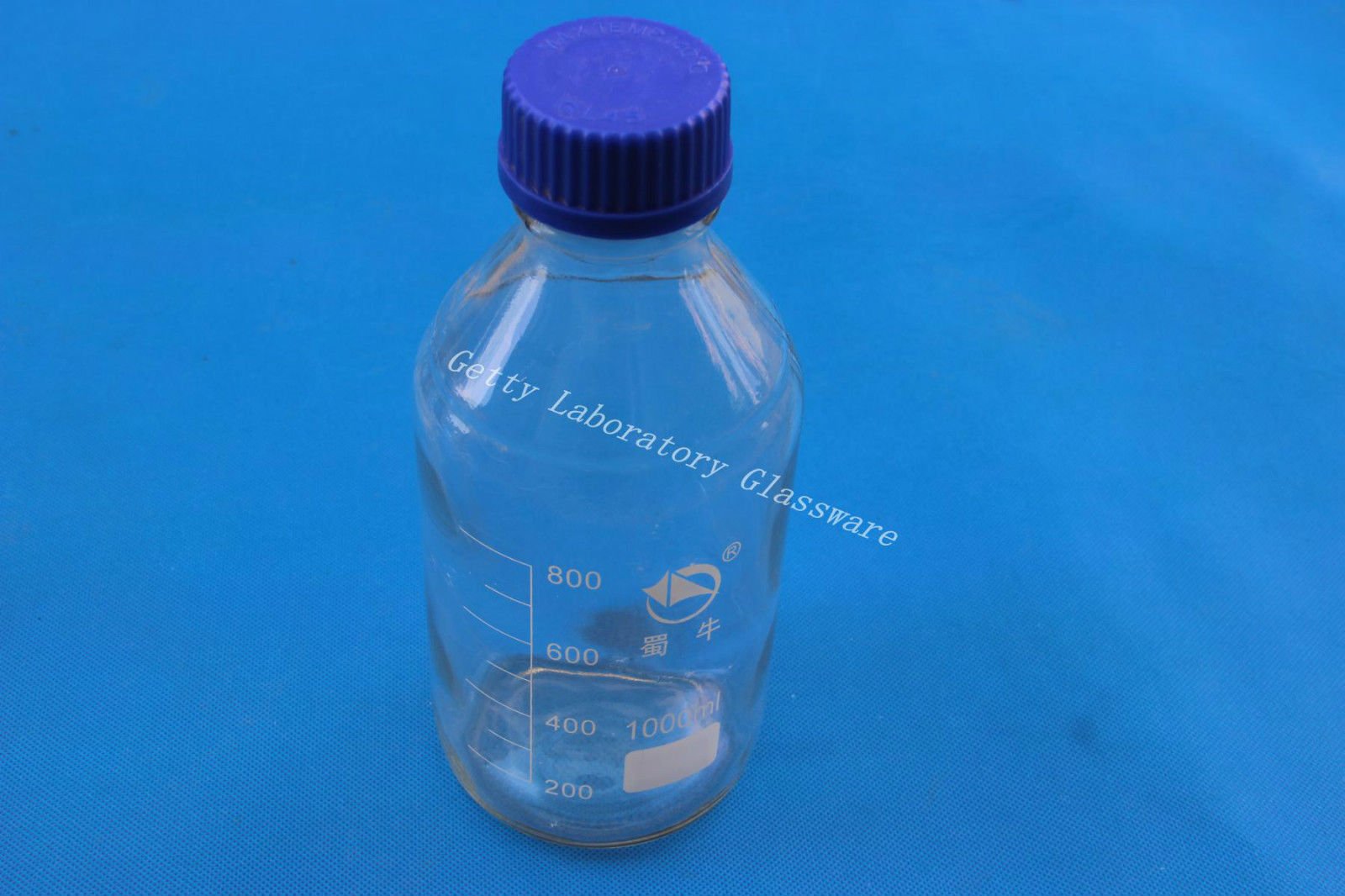 1000ml Lab Glass Reagent Bottle W Cap Autoclavable Heavy Wall ...