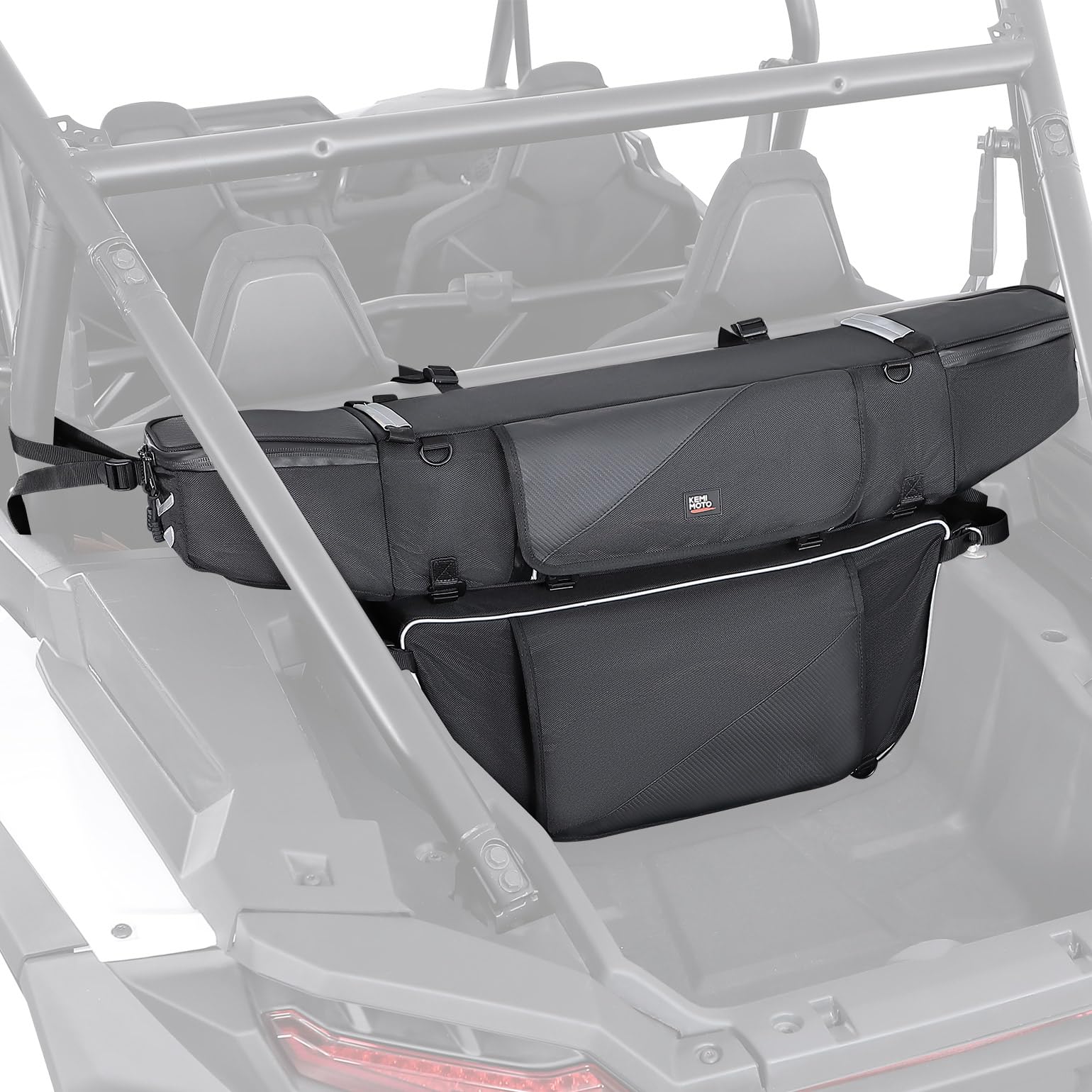 KEMIMOTO UTV Rear Storage Bag 1680D UTV Rear Bag Cargo with Waterproof ...