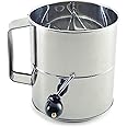 Amazon.com: Norpro Polished Stainless Steel Hand Crank Sifter ...
