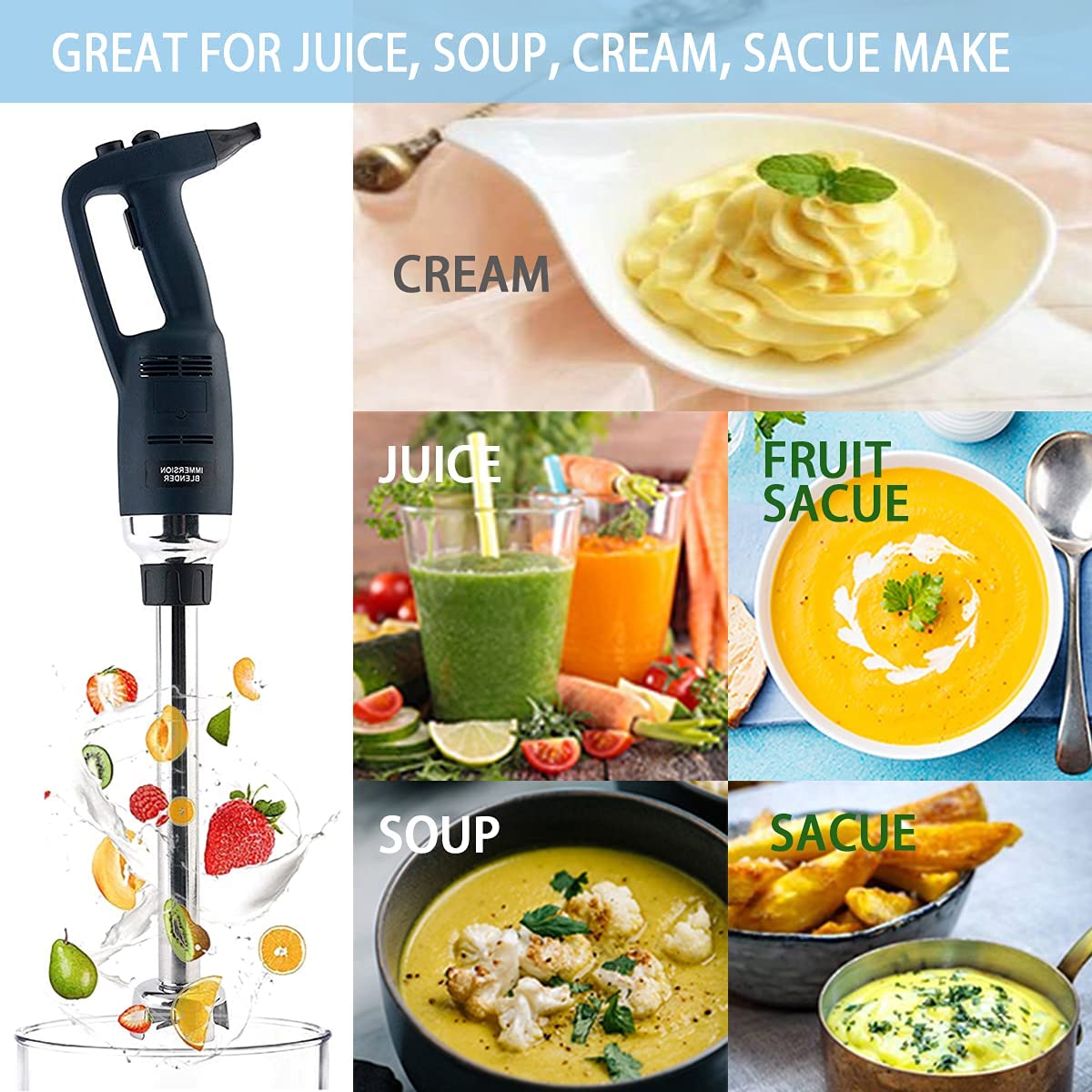 Mua Li Bai 20 in Heavy Duty Big Stix Immersion Blender Handheld Kitchen ...