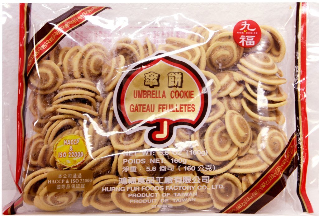 Nice Choice Cho fu crispy Umbrella cookie 5.6oz x 3pack: Amazon.com ...