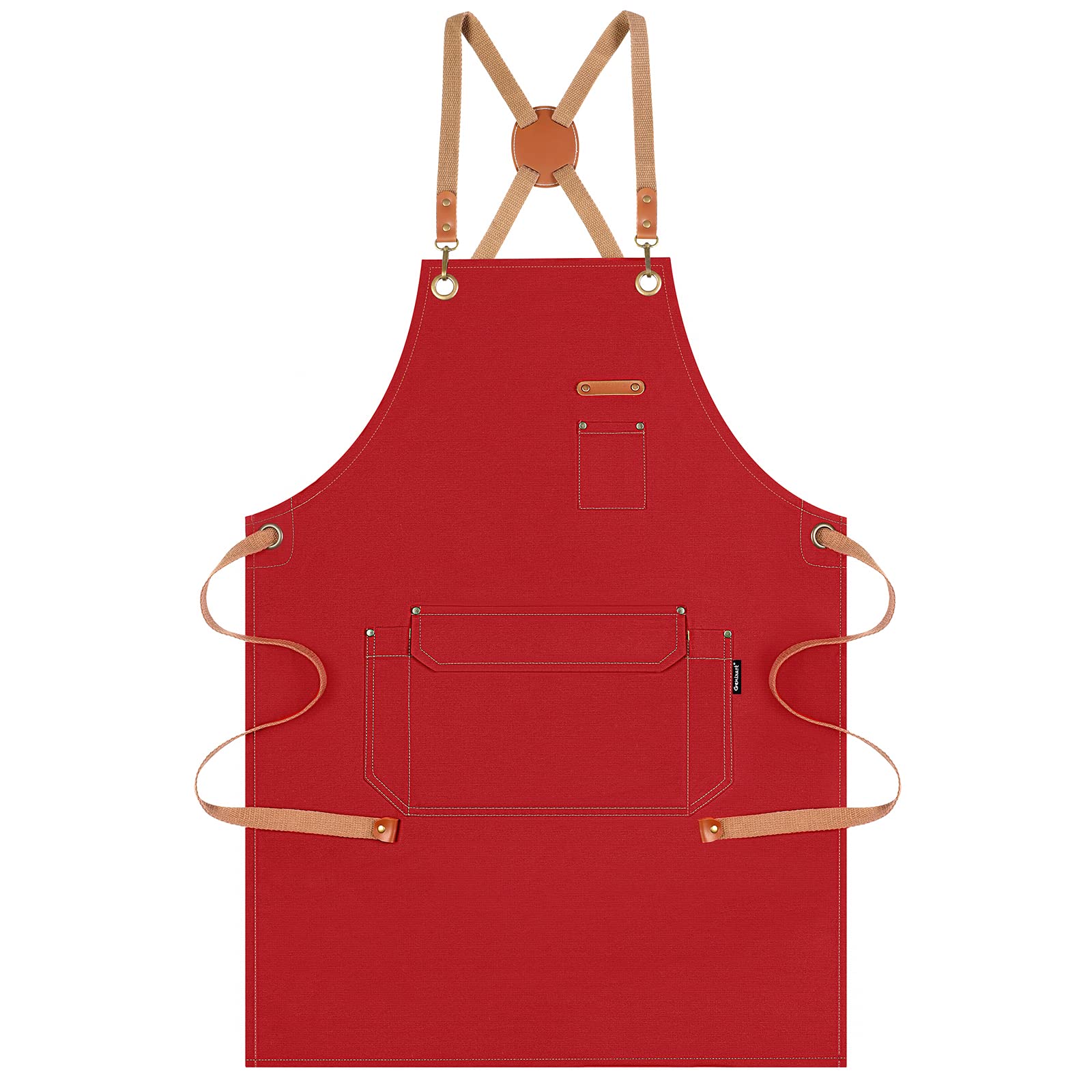Genixart Chef Apron for Men Women with Gift Box Pack, Cross Back Apron ...