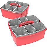 Amazon.com : Storex Large Classroom Caddy with Cups, 13 x 11 x 6.575 ...