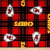 Amazon.com: Fabric Traditions NFL Cotton Broadcloth Kansas City Chiefs ...