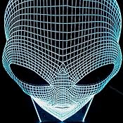 Amazon.com: FLYMEI 3D Nightlights for Kids 3D Alien Desk Lamp Unique ...