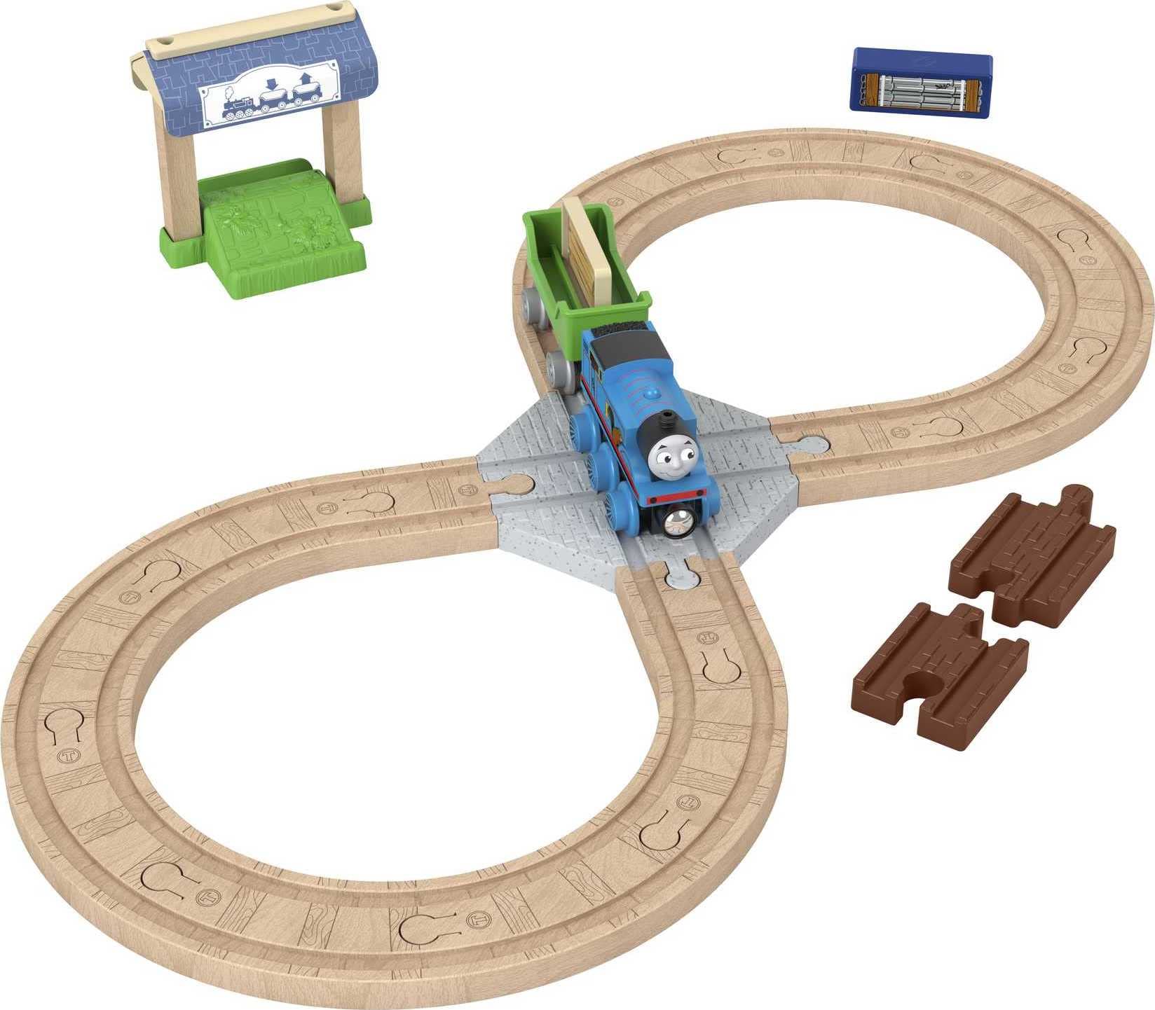 Mua Thomas & Friends Wooden Railway Toy Train Set, Figure 8 Track Pack ...