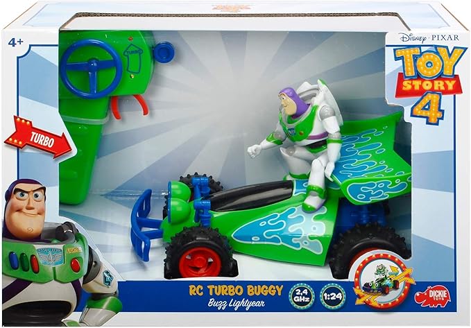 Amazon.com: Jada Disney Pixar Toy Story 4 Turbo Buggy W/Buzz Lightyear ...