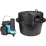 Little Giant WRS-6 Drainosaur Tank and Pump Combination System - Sump ...