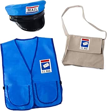 Amazon.com: Tigerdoe Mailman Costume- Mr. Postman Costume - Career Day ...