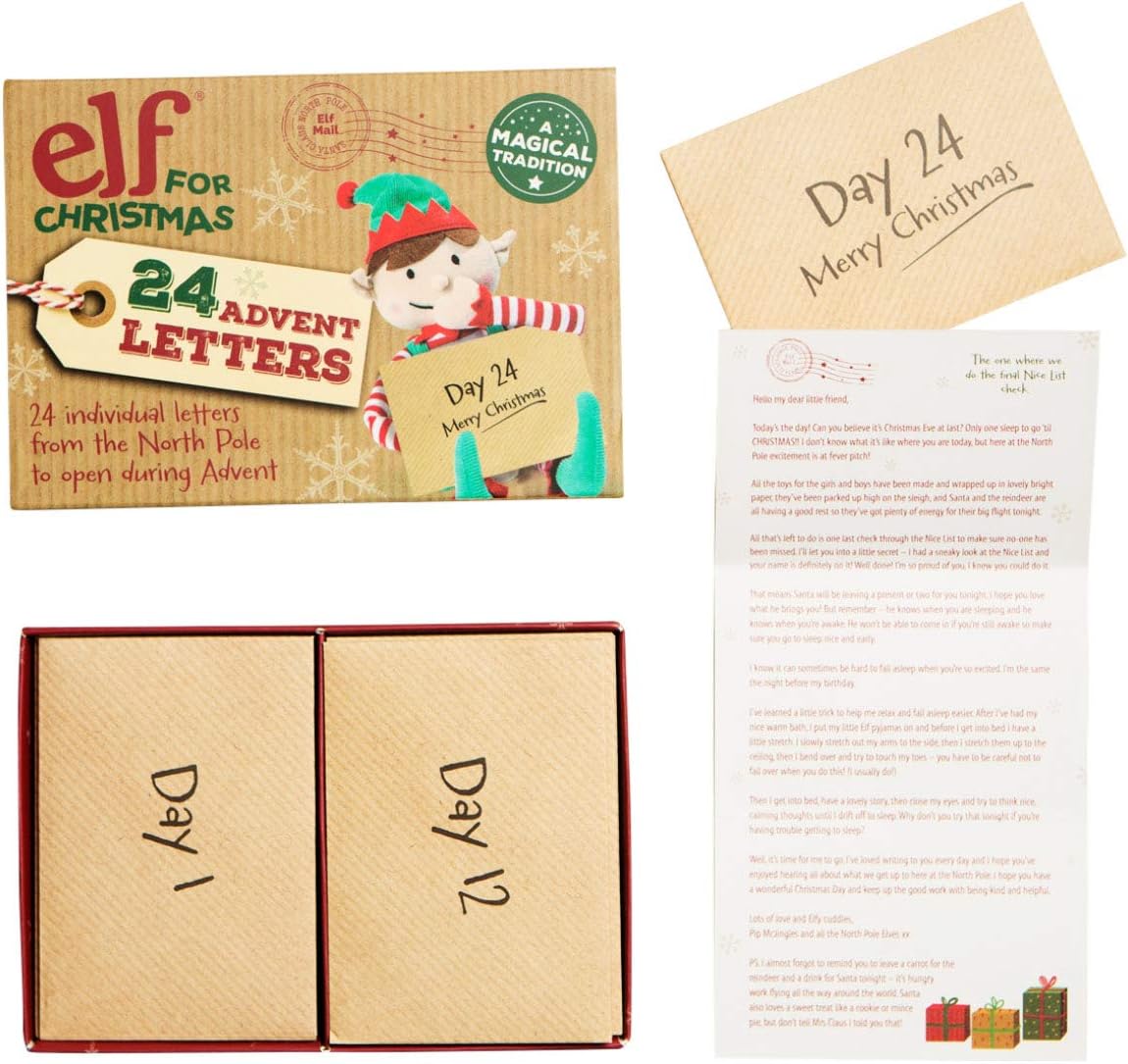 Elf for Christmas 24 Advent Letters – Second Edition Pre School – BigaMart