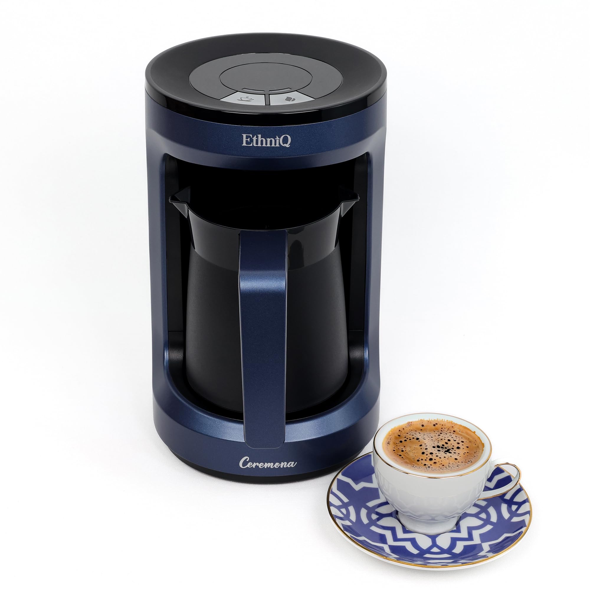 ETHNIQ Turkish Coffee Maker - 100% BPA Free, 120V, 1 to 4 Cup Brewing ...
