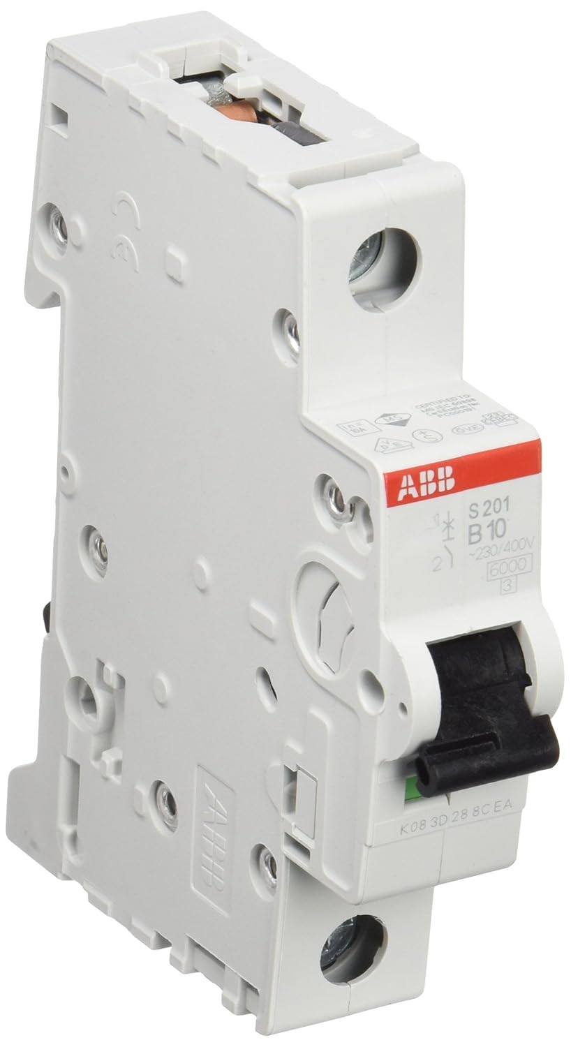 ABB S201 B10 INTERRUTTORE AUTOMATICO 6KA 1P: Amazon.it: Commercio, Industria e Scienza