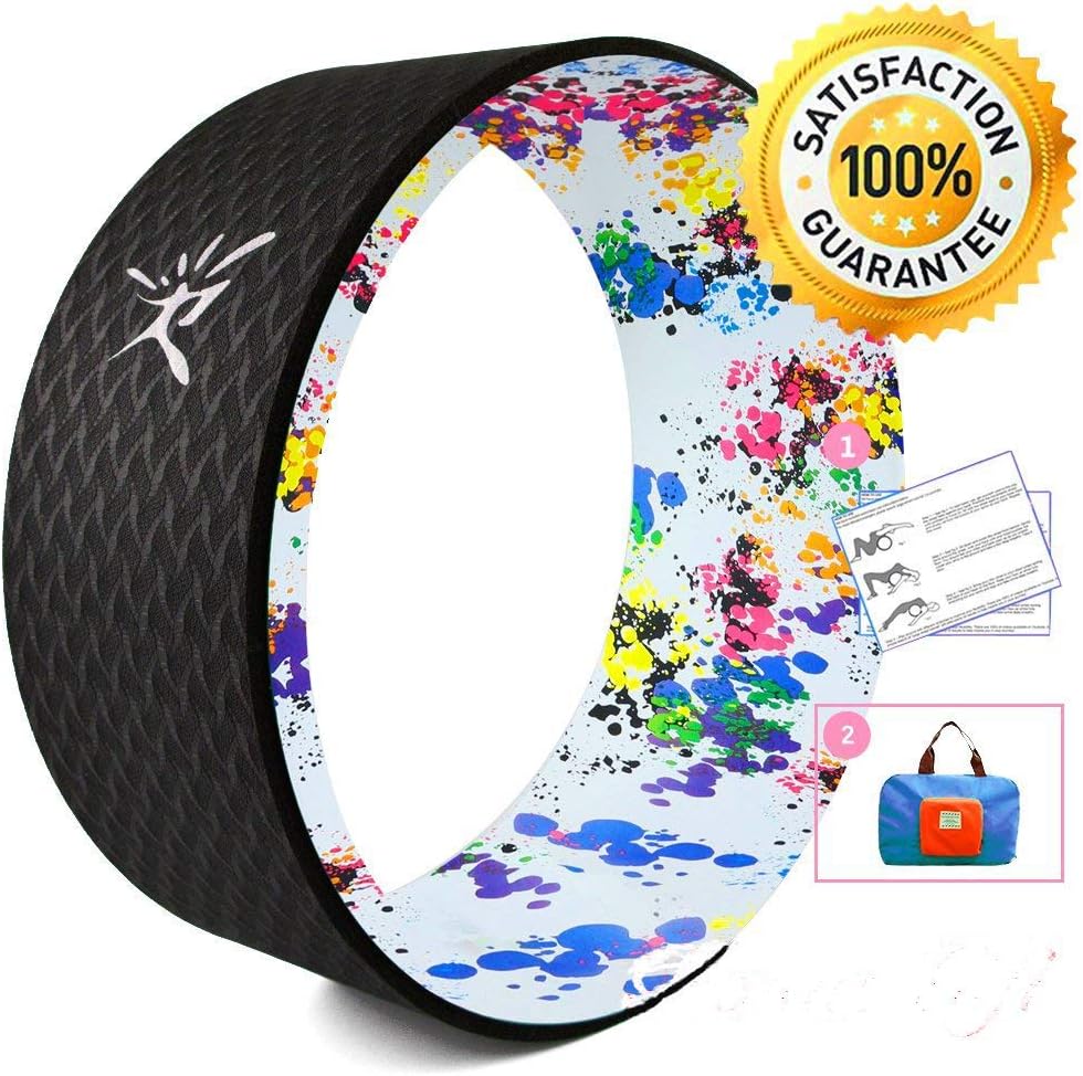 Yoga Wheel – Strongest Most Comfortable Dharma Yoga Prop Wheel for Yoga ...
