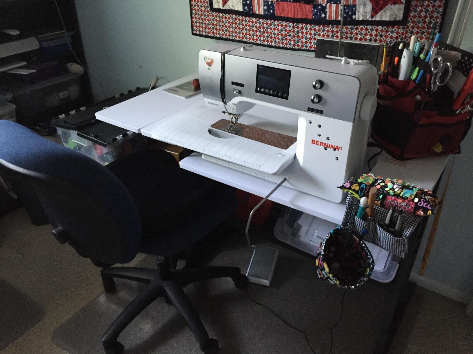 $34/mo - Finance Studio Designs Eclipse Sewing Machine Table White ...