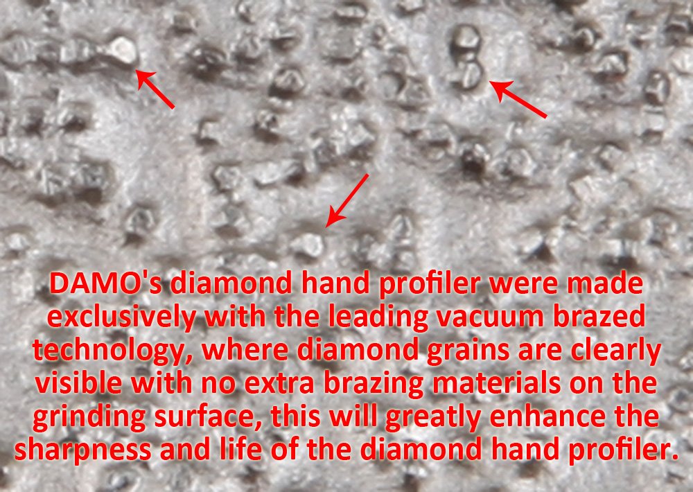 Mua 3/16 inch Demi Bullnose Half Bullnose Roundover Coarse Diamond Hand ...