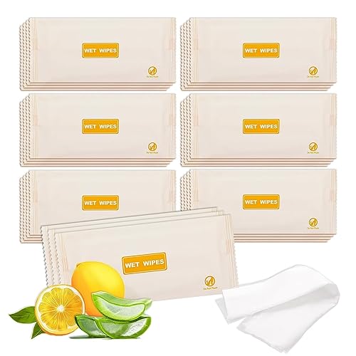 500 Pack Wet Wipes Individually Wrapped, Individual Hand Wipes, Lemon ...