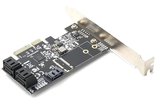 ZimaBoard SATA Card, 5 Port PCIe X4 Controller Card, SATA Controller ...