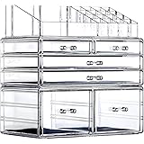 Amazon.com: Cq acrylic Clear Makeup Organizer And Storage Stackable ...