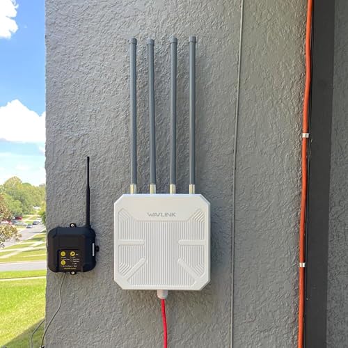 WAVLINK AX1800 Outdoor WiFi Extender Long Range, IP67 Waterproof WiFi 6 ...