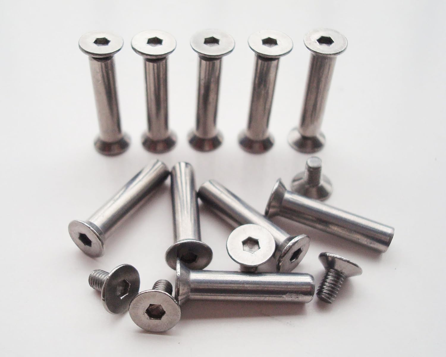 MYIW 10 sets/lot DIY Knife handle screw Flat-head Inner hexagon screws ...