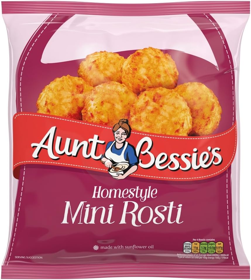 Aunt Bessie's Home-style Mini Rosti, 560 g (Frozen): Amazon.co.uk: Grocery