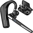 Amazon.com: Ultralight Bluetooth Headset with Noise Cancelling Microphone, Bluetooth Earpiece ...