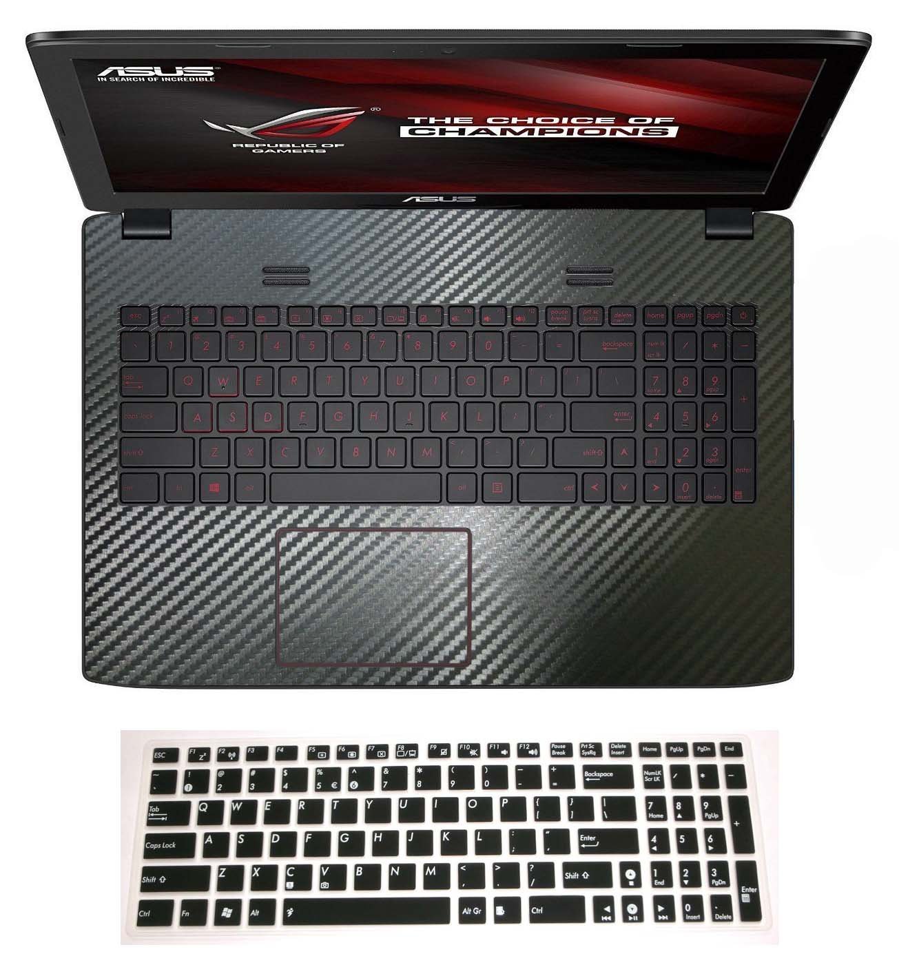 2in1 Wrist Palmrest Skin Sticker With Touchpad Cover+ Keyboard ...