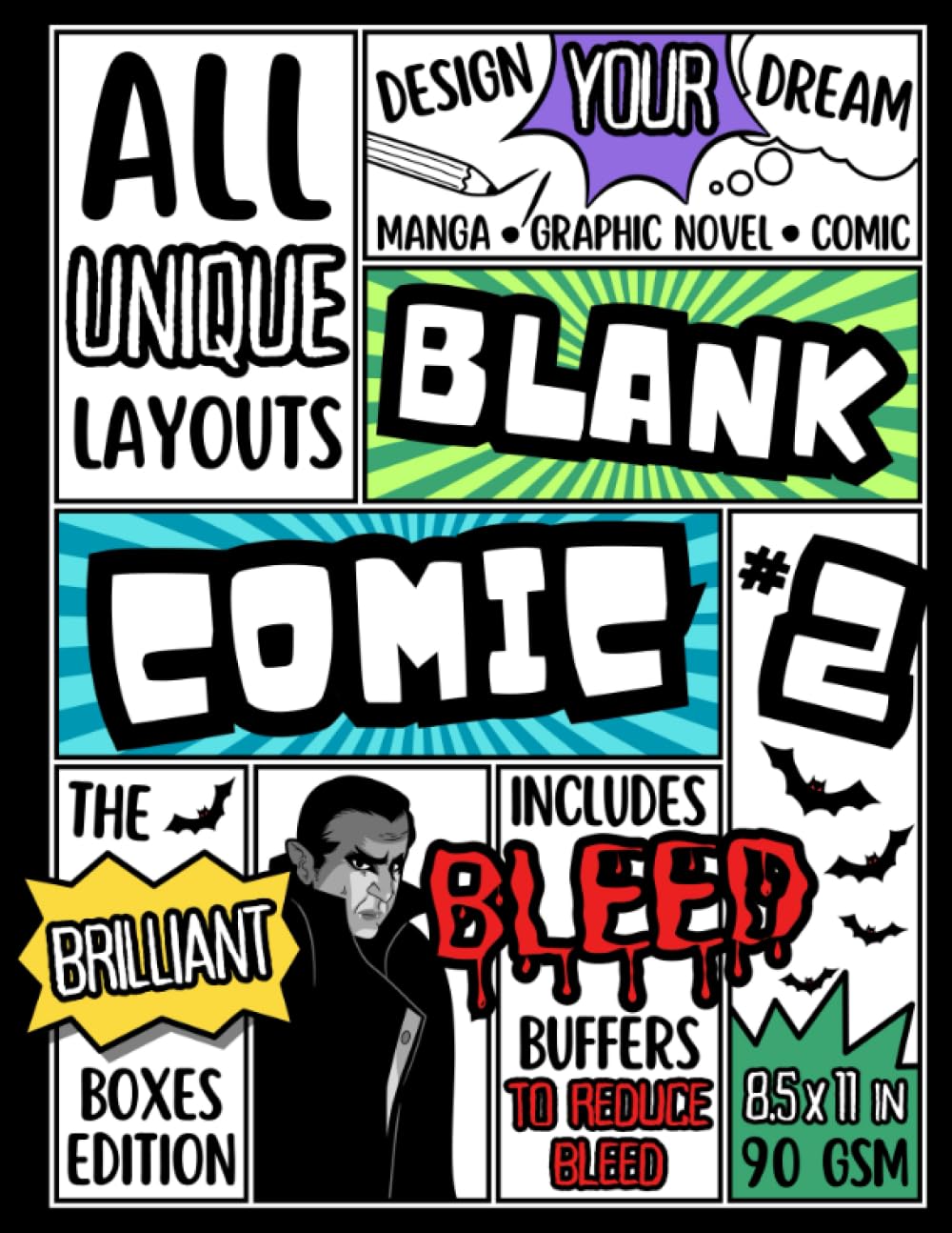 Mua BLANK COMIC #2 - THE BRILLIANT BOXES EDITION: Design your dream ...