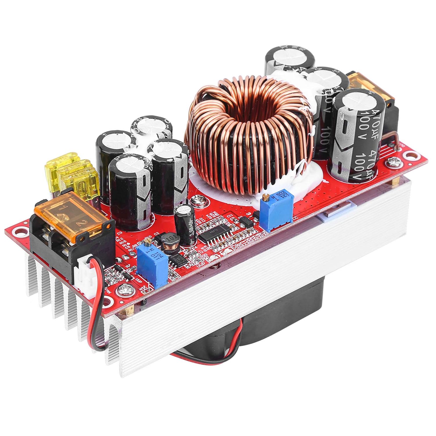Boost step up Module,DC-DC 10-60V to 12-97V 30A 1500W Voltage Converter ...