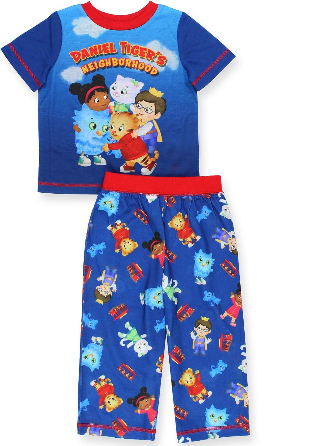 Amazon.com: Daniel Tiger Neighborhood Toddler Boys Short Sleeve Pajamas ...
