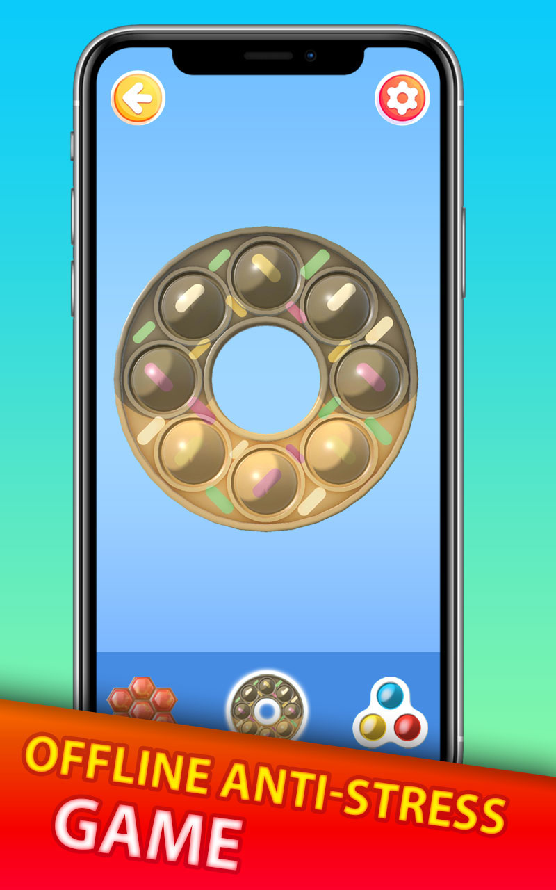 Bubble Push Fidgets Popping Ouch 3D - Trade Fidget Pop it Toys Trading ...