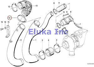 Amazon.com: New Genuine BMW Hose Clamp (x3) 07129952129 OEM : Automotive