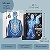 Juvale 50 Pack Human Silhouette Large Paper Shooting Range Targets - X ...