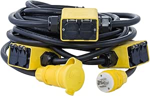 Amazon.com: Power Assemblies Quad Box Stringer Assembly Extension, UL ...